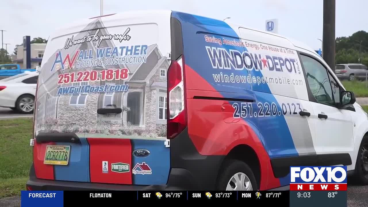 City of Mobile places hold on roofing company business license, window ...