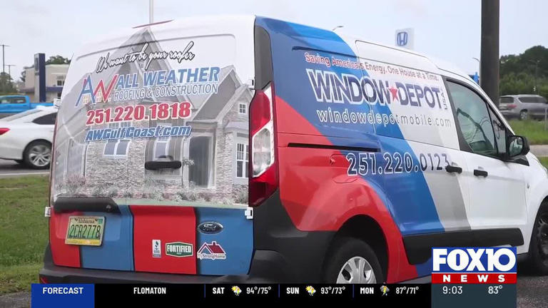 City of Mobile places hold on roofing company business license, window ...
