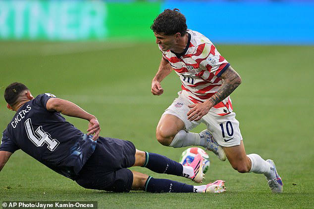 USMNT sweating over star man Christian Pulisic as he suffers worrying ...