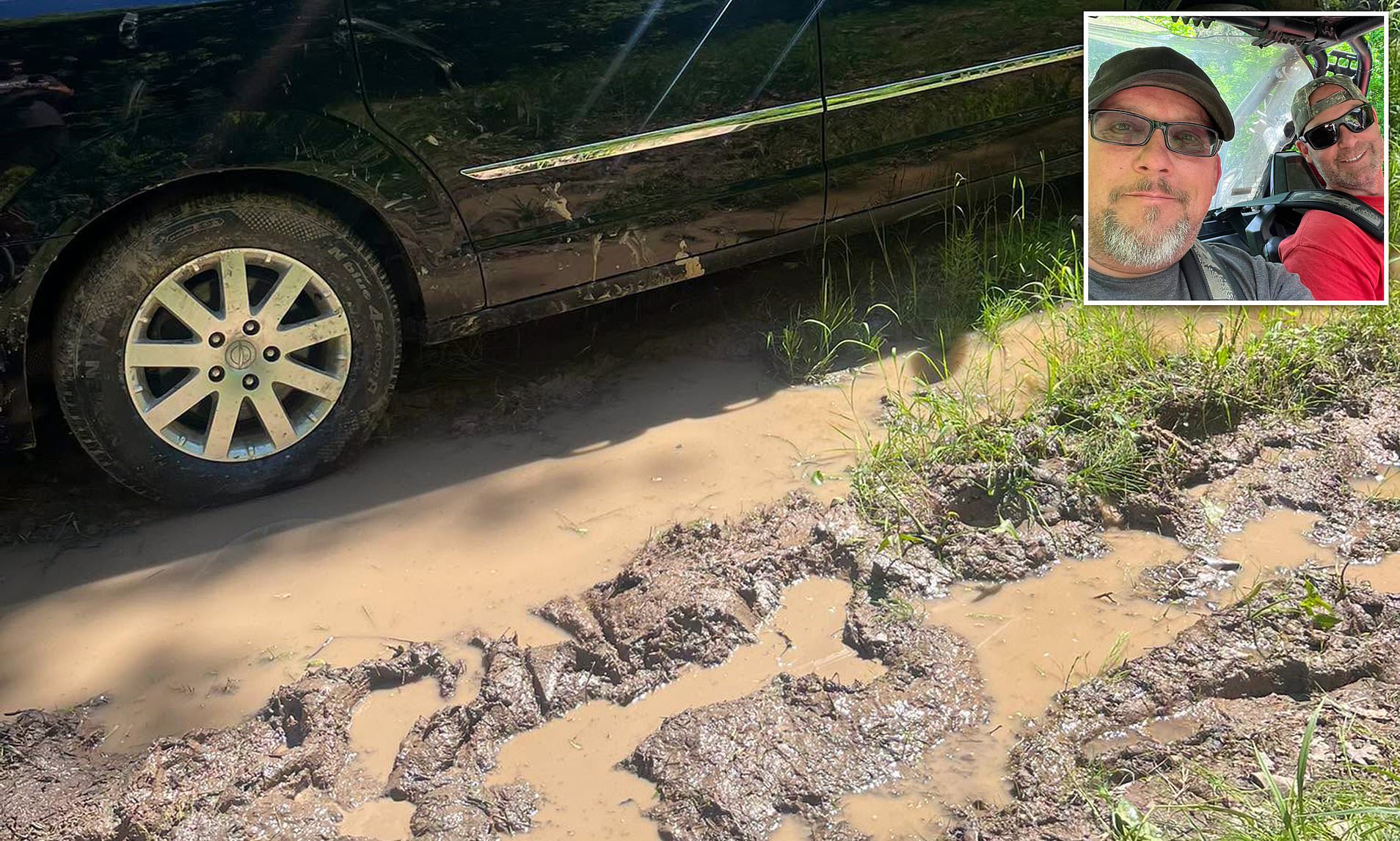 Good Samaritans discover missing woman who was stuck in a puddle of mud ...