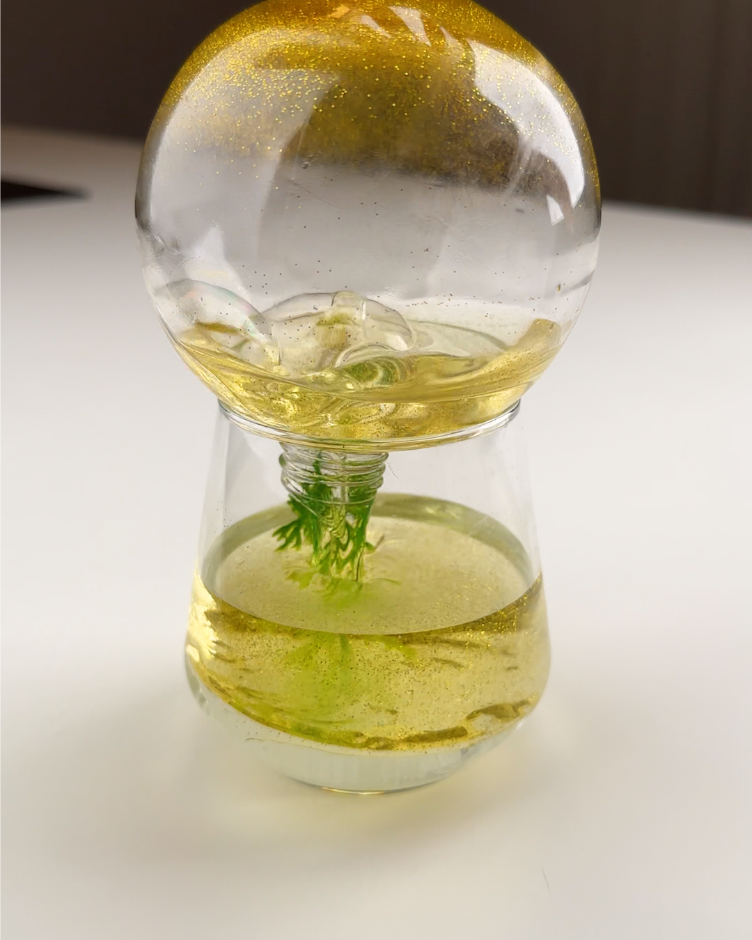 Turning your glass into liquid art