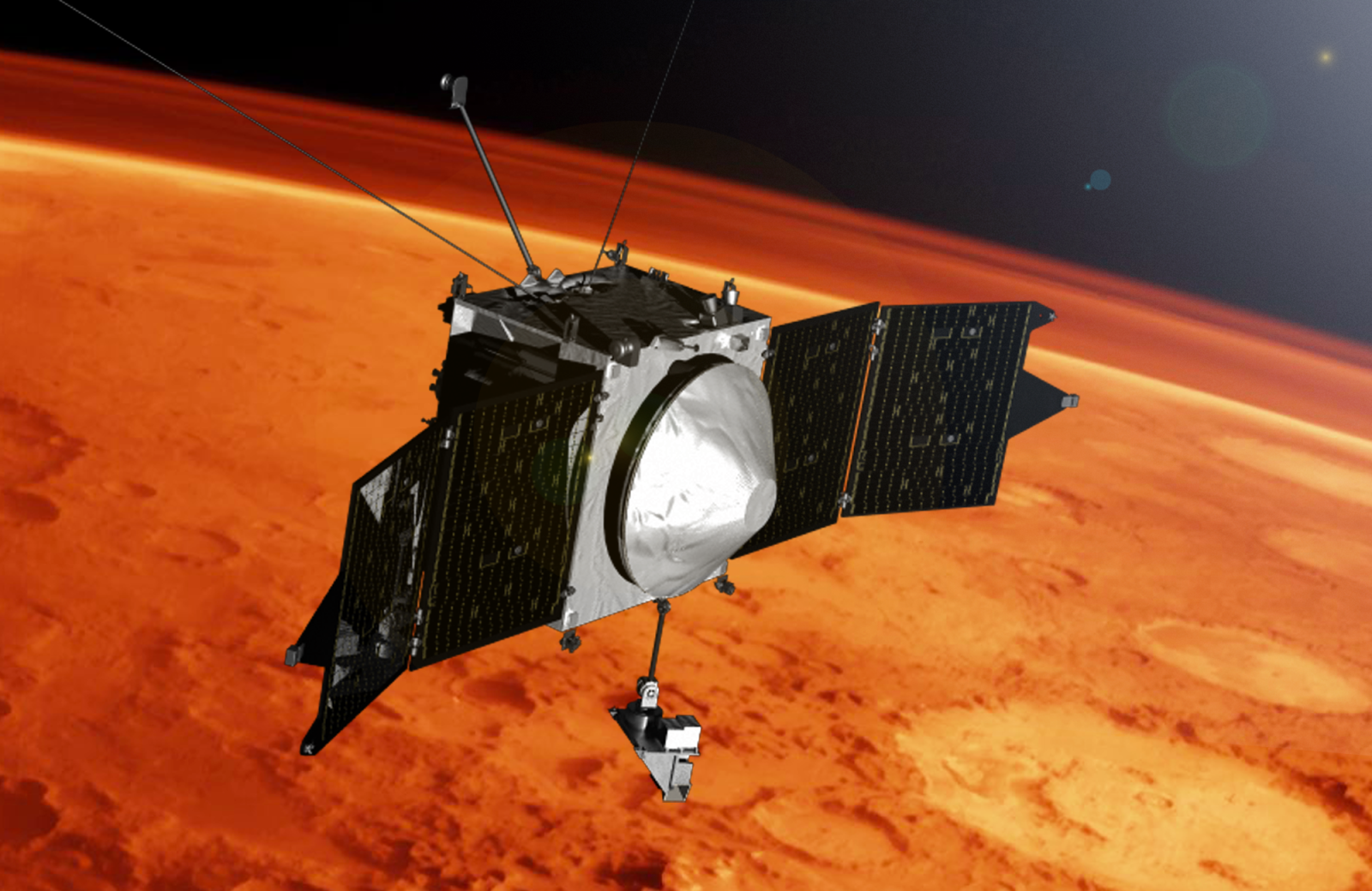 L'atmosphère de Mars pressée comme du dentifrice