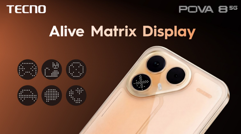Tecno Pova 8 5G launches with massive 8,000mAh battery and Alive Matrix ...