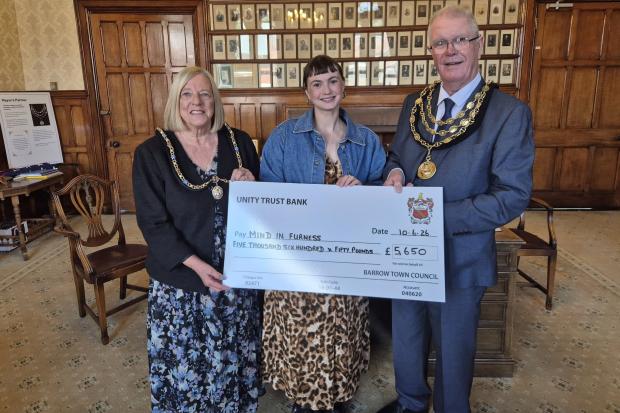 Former mayor of Barrow celebrates fundraising success for local charities
