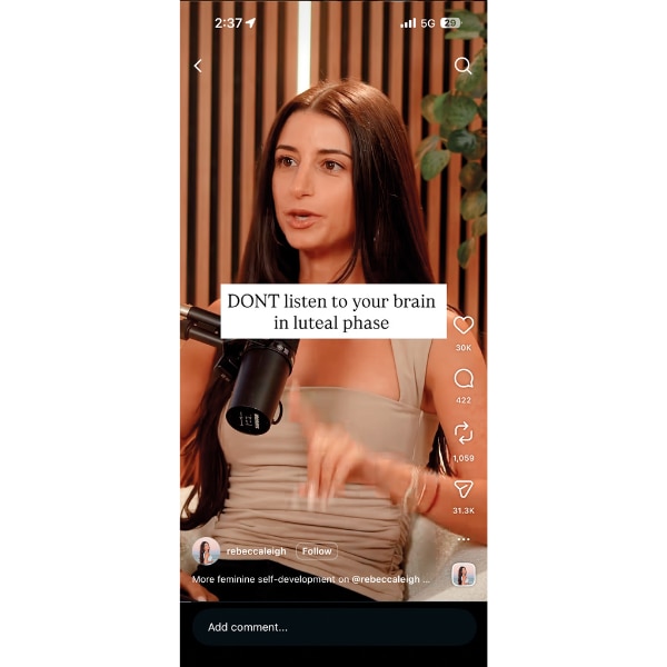 Has social media turned the luteal phase into a personality trait?