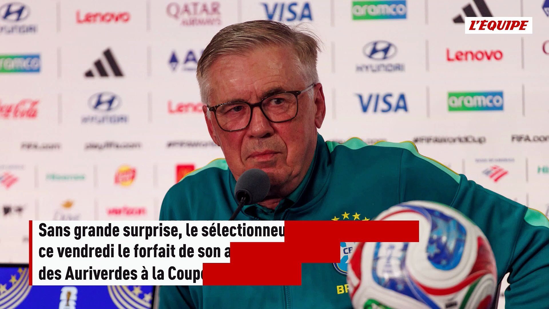 Carlo Ancelotti confirme le forfait de Neymar pour l’entrée en lice du ...