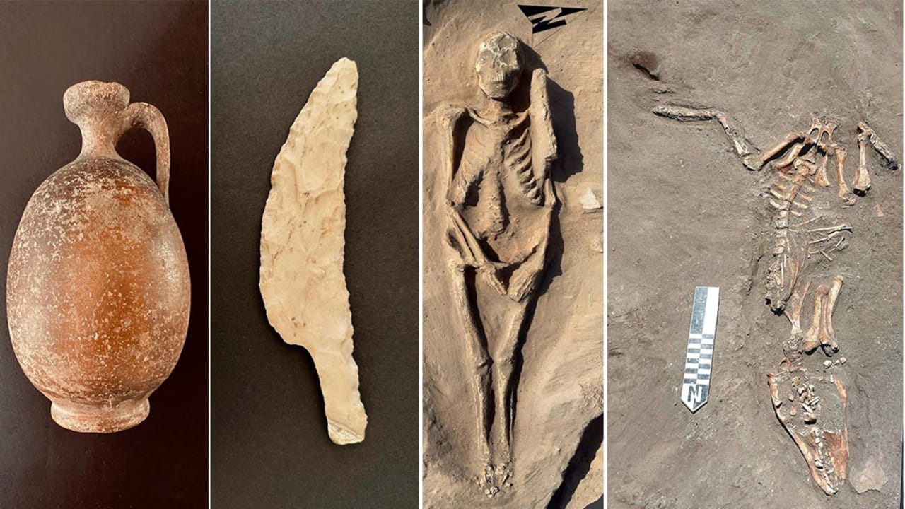Ancient Greco-Roman cemetery unearthed at archaeological site in Egypt ...
