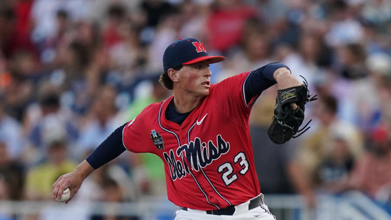 Ole Miss falls to North Carolina 6-2 in College World Series opener