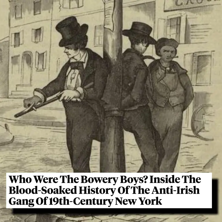The real story of the Bowery Boys and Bill the Butcher that Gangs of ...