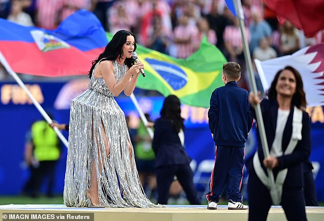 Katy Perry's surprising World Cup performance is slammed as a 'trainwreck'