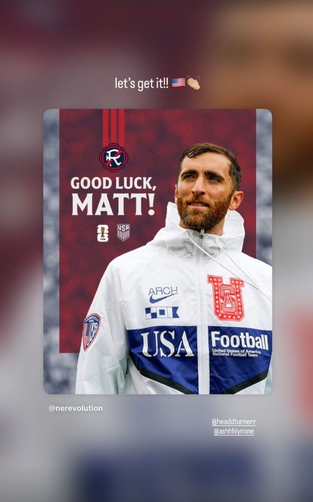 Matt Turner’s wife Ash stands behind USMNT despite World Cup bench role