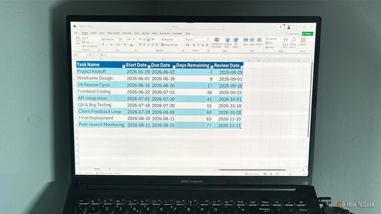 How to use Excel date functions to automate project timelines