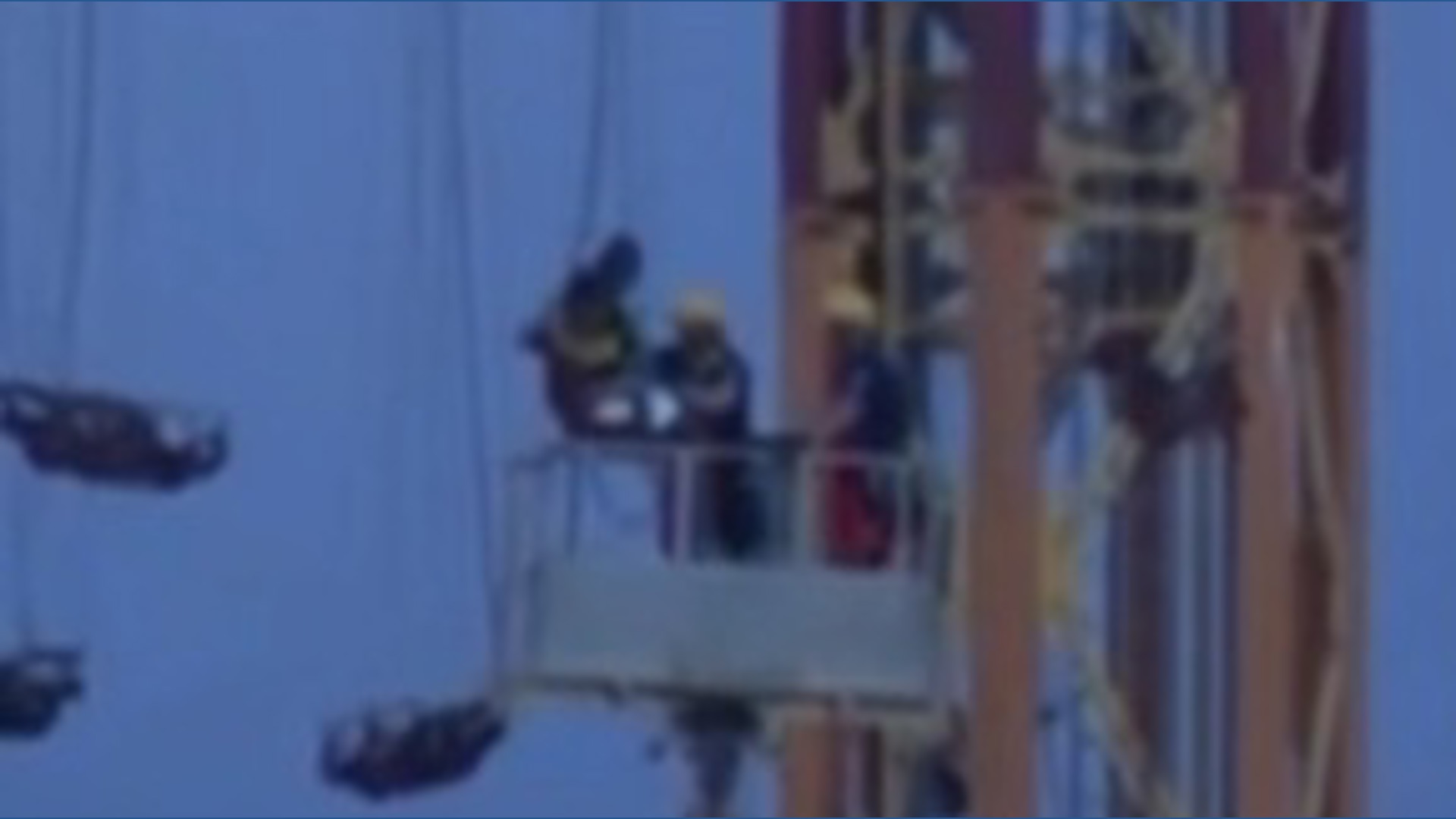 Eureka firefighters recall rescuing family stuck on Six Flags ride
