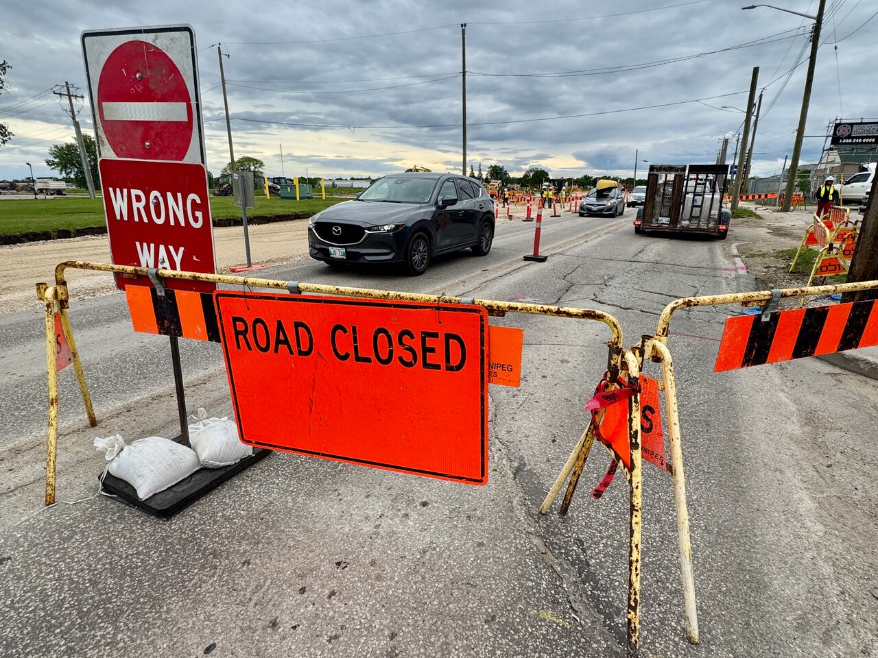 Stretch of Winnipeg's Marion Street closed this weekend for emergency ...