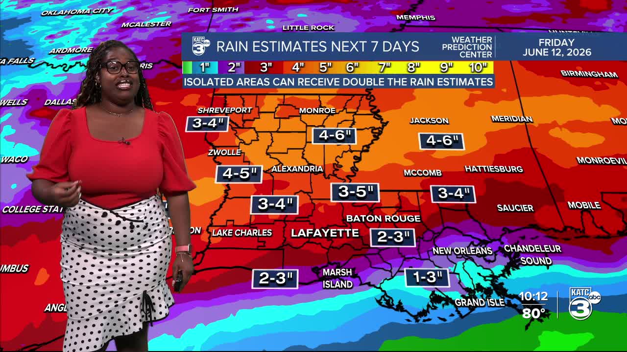 Breyanna's full weather forecast 10PM 06/12/2026