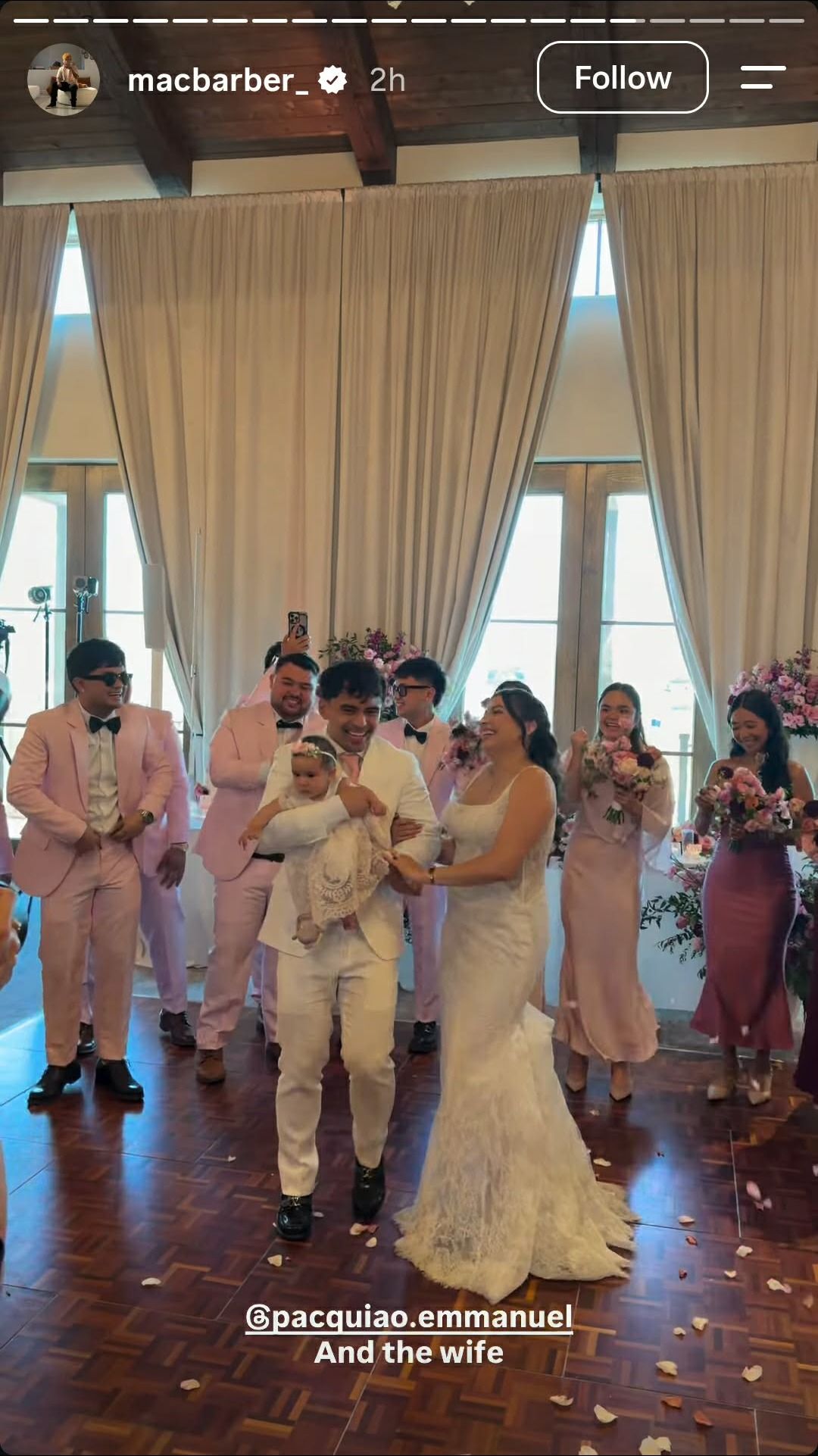 Jimuel Pacquiao and Carolina Pimentel are now married