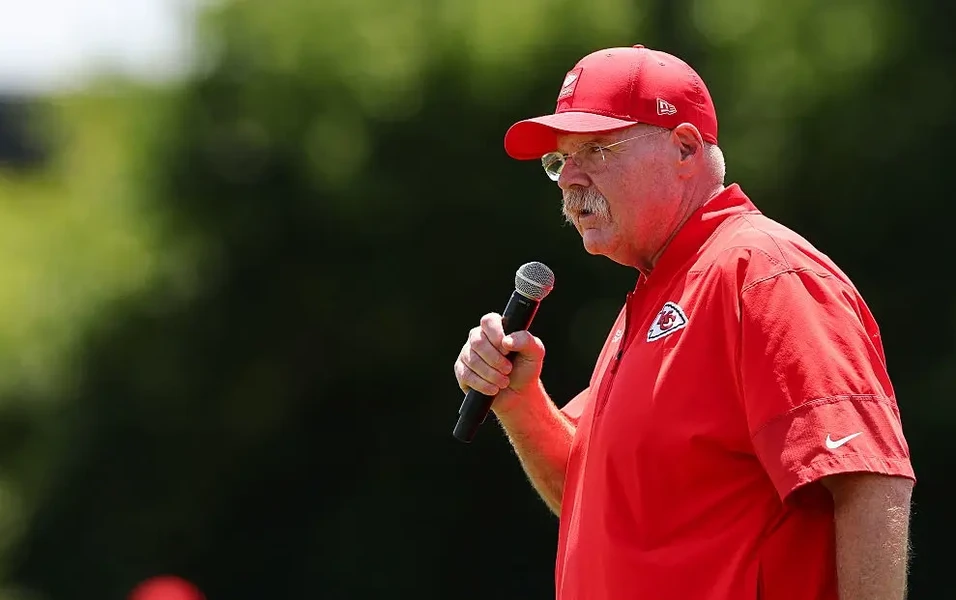 Andy Reid sidesteps Kelce-Swift wedding talk, stresses focus