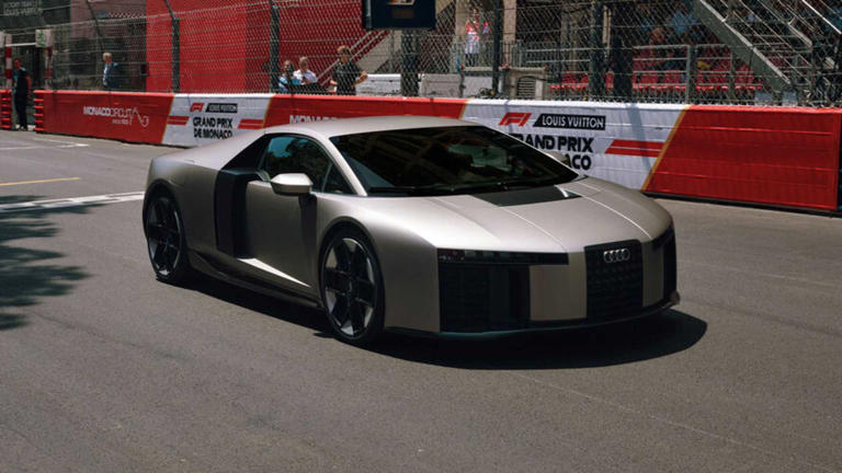 Audi's new supercar prototype is already parading around in public