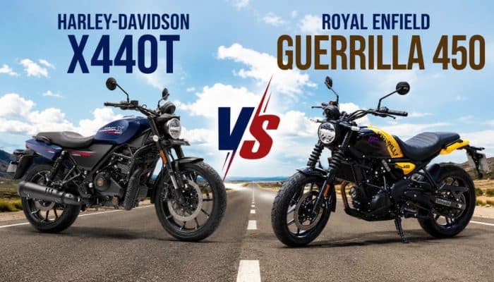 Harley Davidson X440t vs Royal Enfield Guerrilla 450: Which neo-retro ...