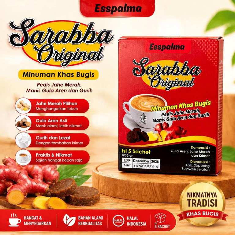 Sarabba original dari Soppeng, sajian jahe merah dan gula aren yang ...