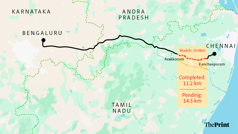 Bengaluru-Chennai e-way, meant to cut travel time to 3 hrs, set to miss ...
