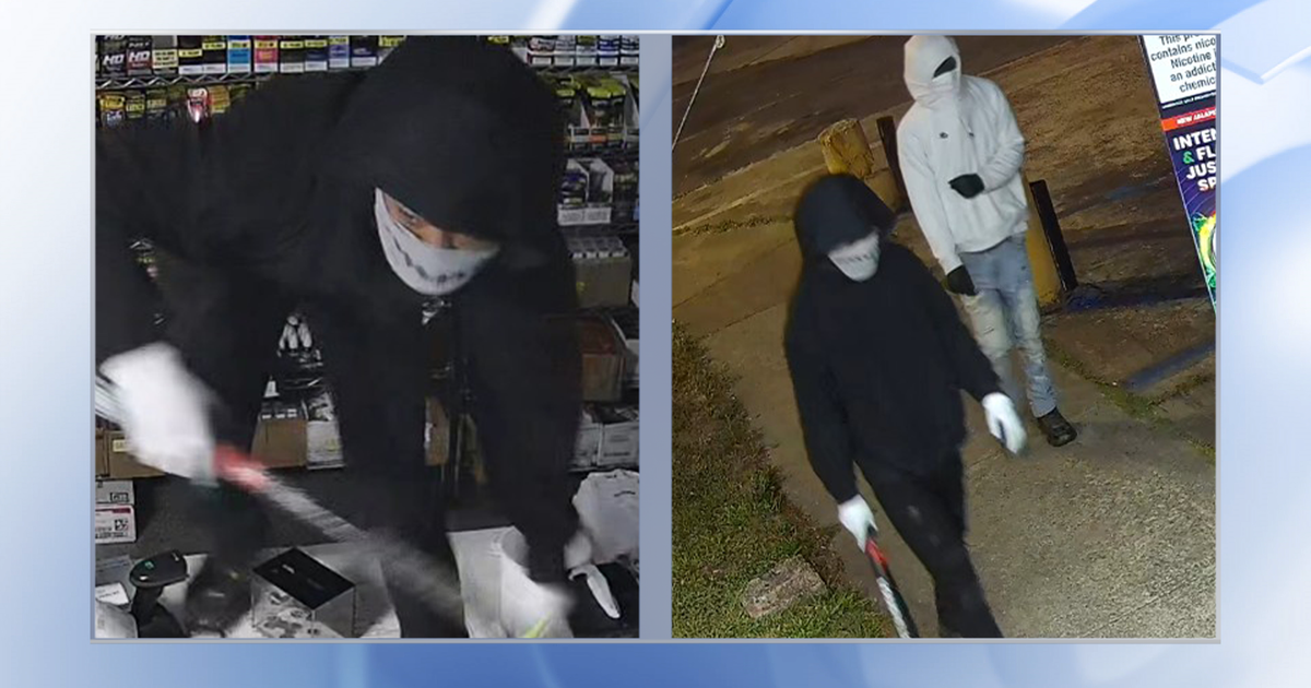 Police search for two people accused of breaking into Goldsboro business