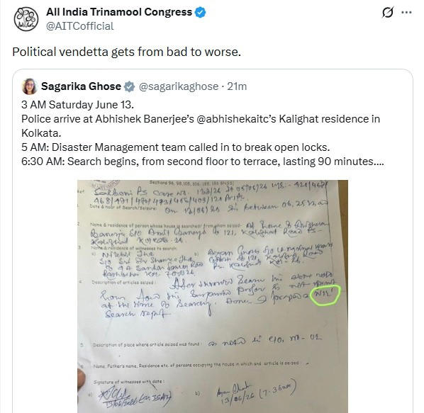 Am I hiding anything? Abhishek slams search at home; Mamata rushes to ...