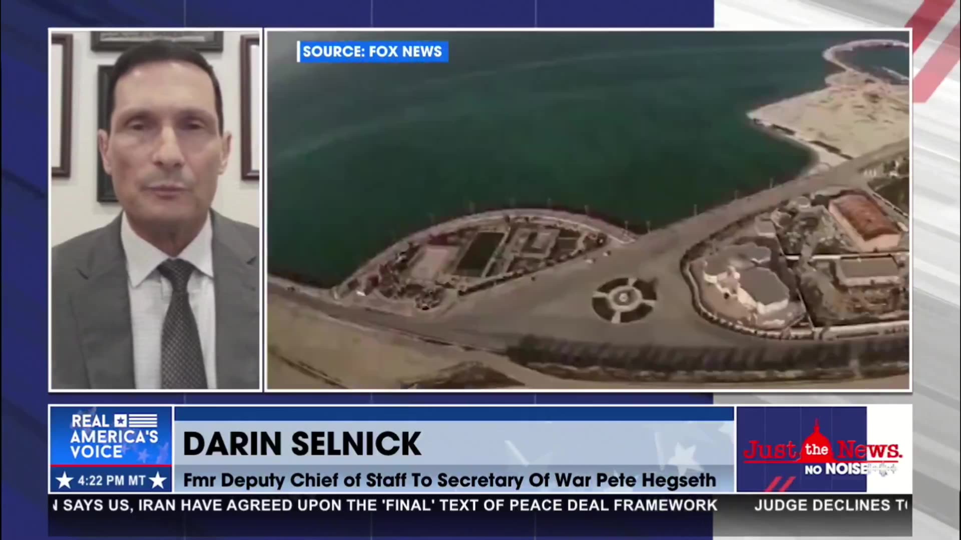 Darin Selnick highlights multi-faceted pressure and proximity to Iran ...