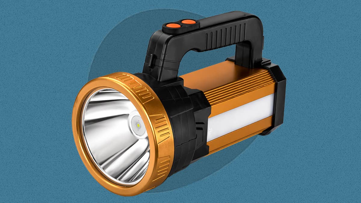 Walmart sells a $19 waterproof spotlight with a max range of over 1,600 ...