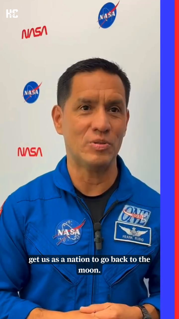 NASA astronaut Frank Rubio speaks on Artemis III