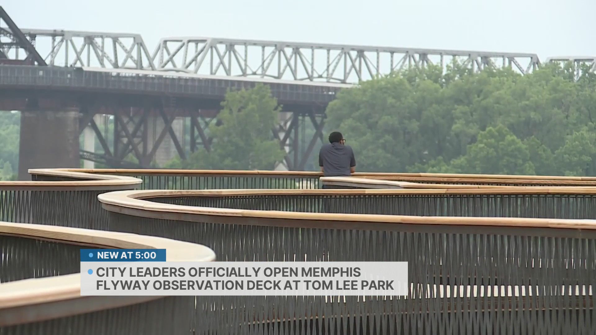 City leaders open Memphis Flyway Observation Deck