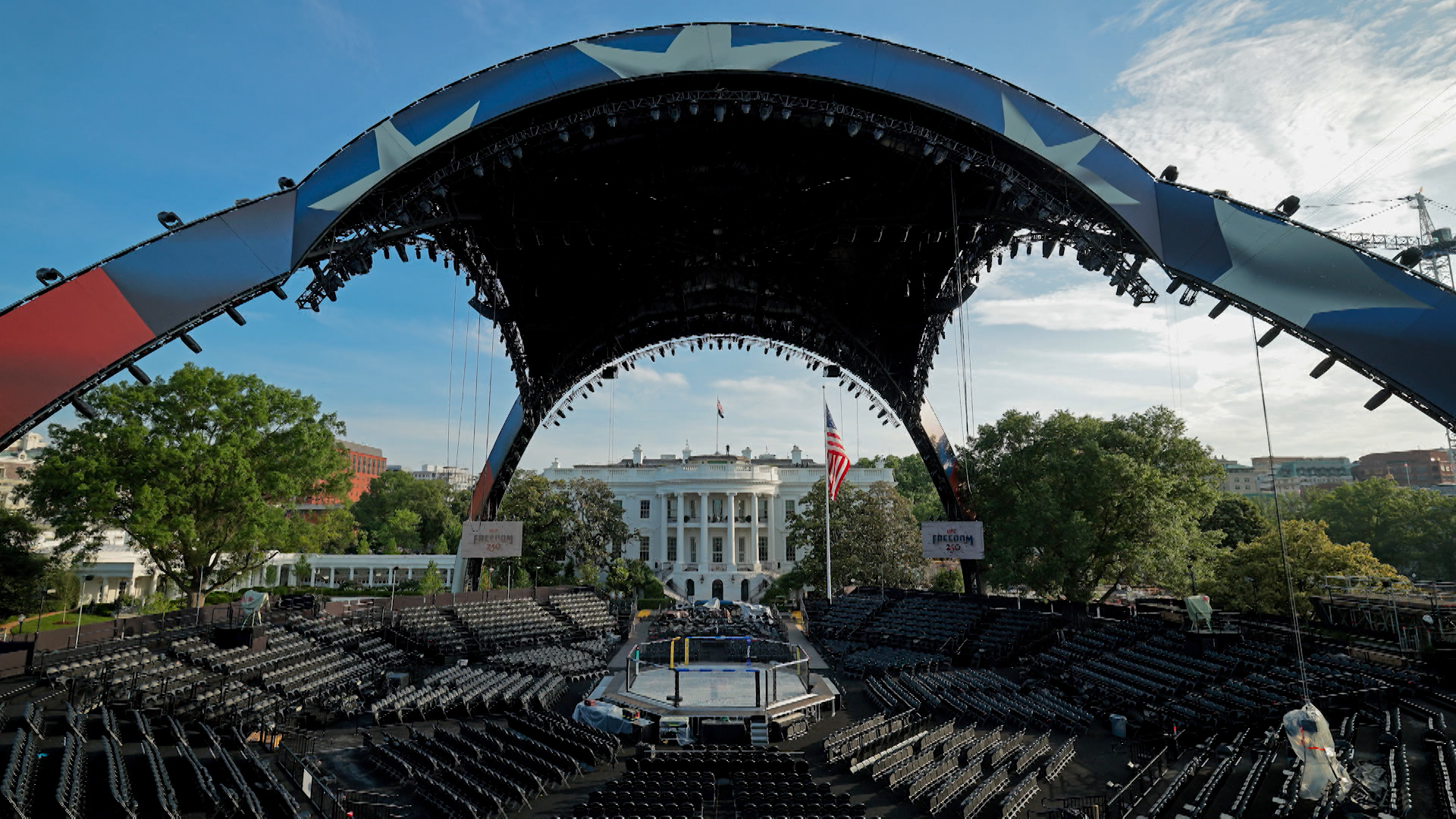 Inside Trump's White House UFC arena