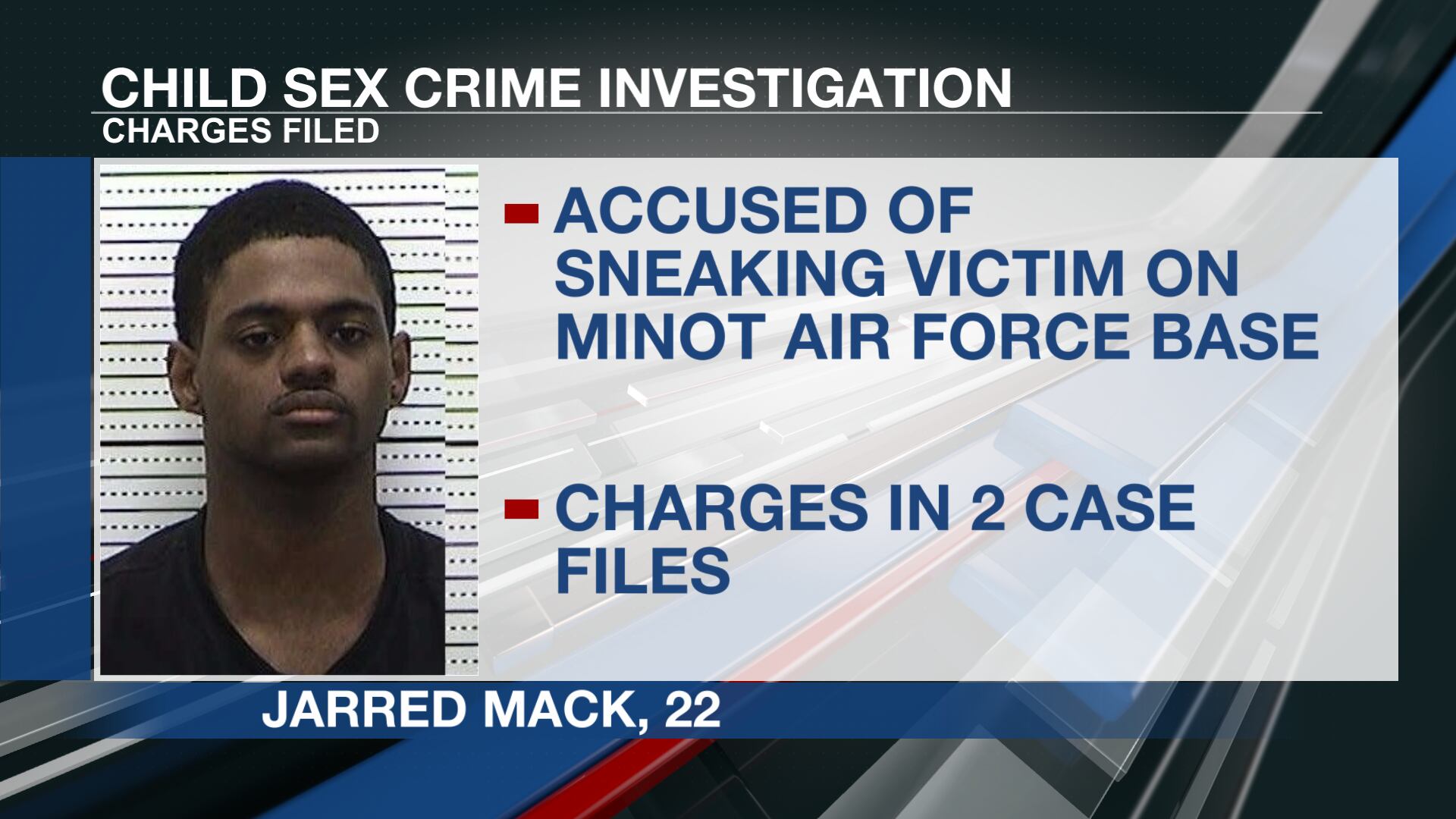 Man from Minot Air Force Base charged in child sex crime investigation