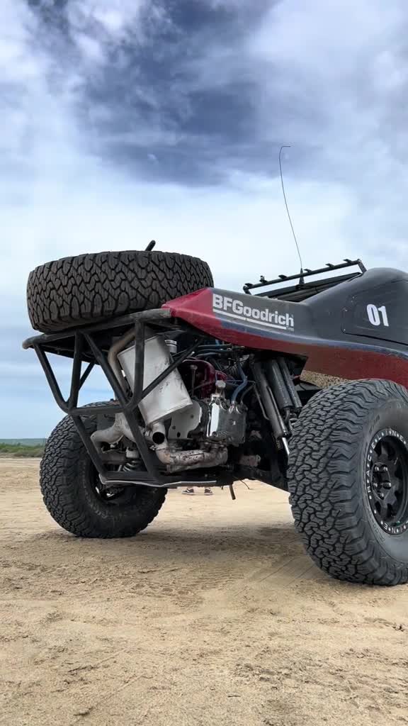 What a Baja challenge car looks like in action