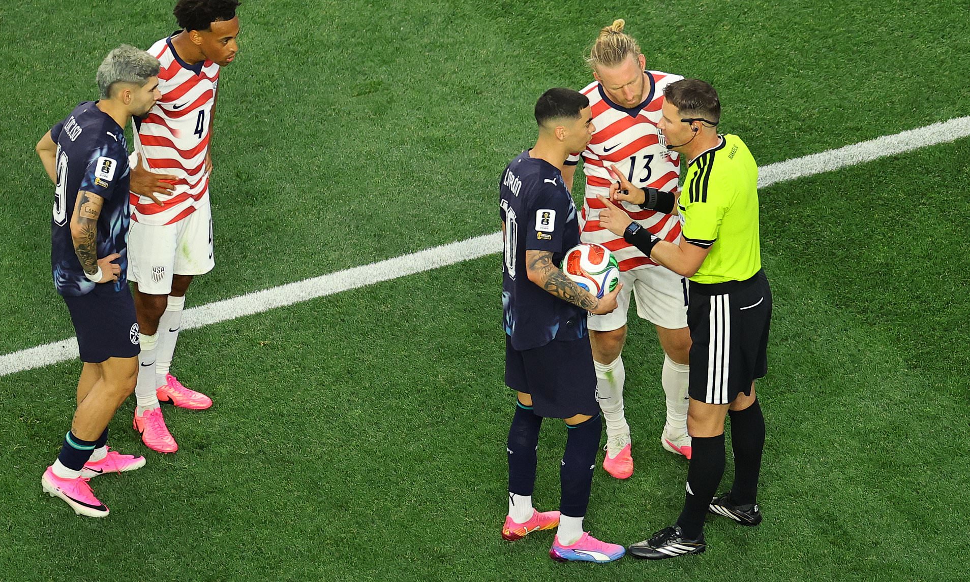 World Cup history made as USA-Paraguay game is stopped for first ever ...