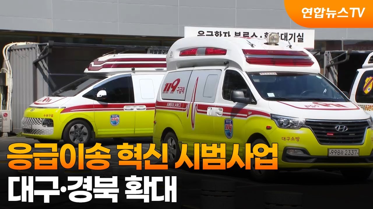 응급이송 혁신 시범사업, 대구·경북 확대 / 연합뉴스TV (YonhapnewsTV)