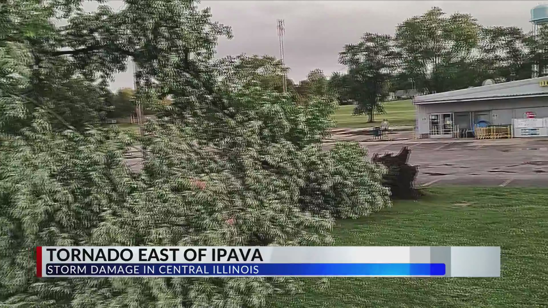 Tornado east of Ipava causes storm damage