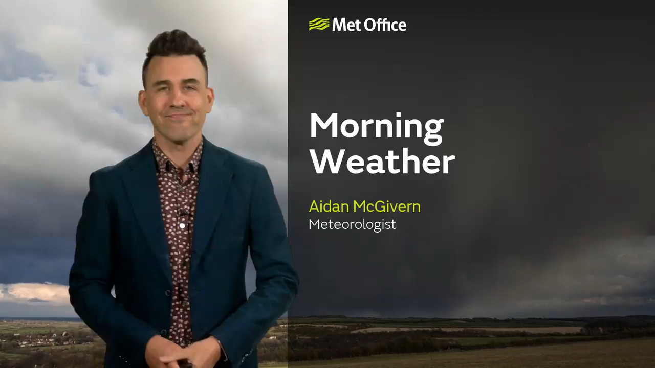 Met Office Friday morning weather forecast 08/05/2026
