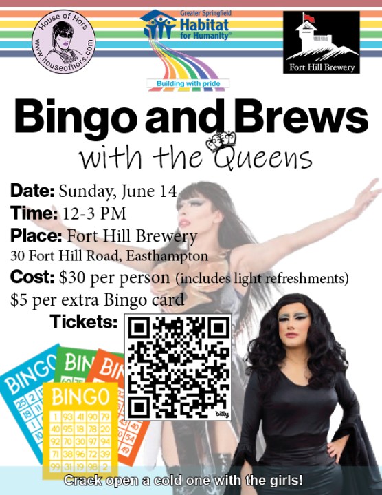 Bingo and brews fundraiser for Habitat sells out ahead of Easthampton event