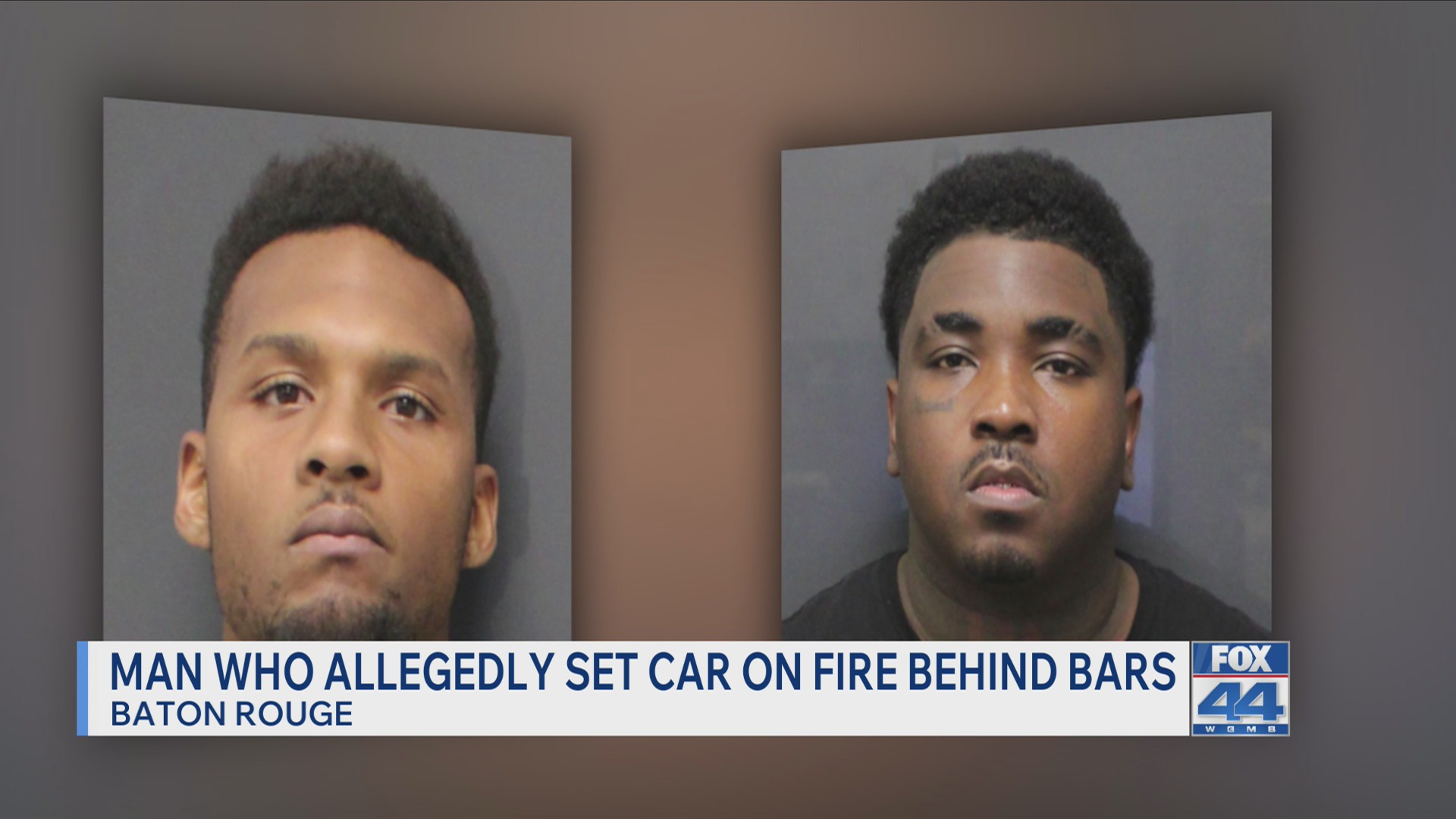 Man charged with simple arson in connection with Baton Rouge car fire