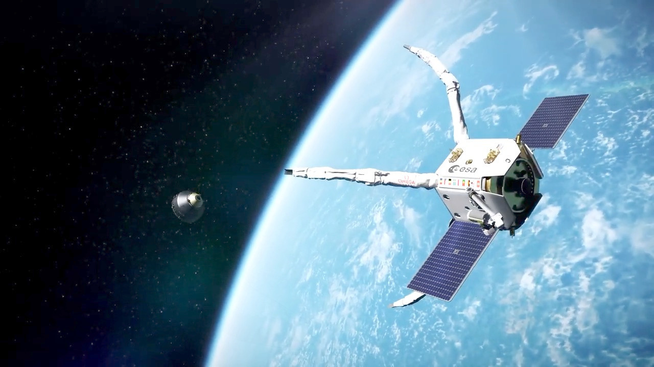 Space junk removal test likely hit by orbiting debris