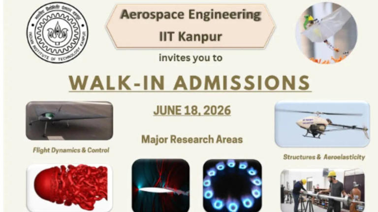 IIT Kanpur opens walk-in admissions for PhD in aerospace engineering ...