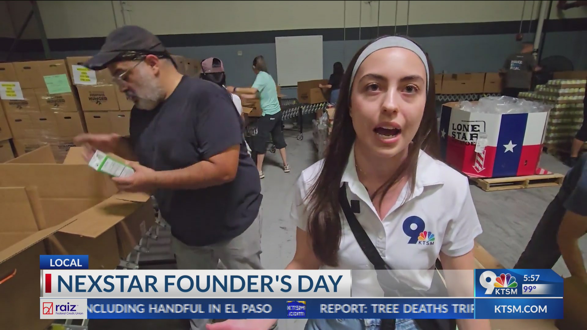KTSM gives back on Founder's Day