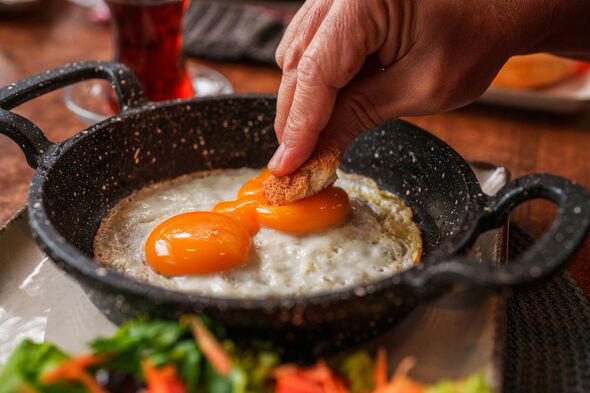 Fried eggs will have crispy edges and gooey centre if you follow chef's ...