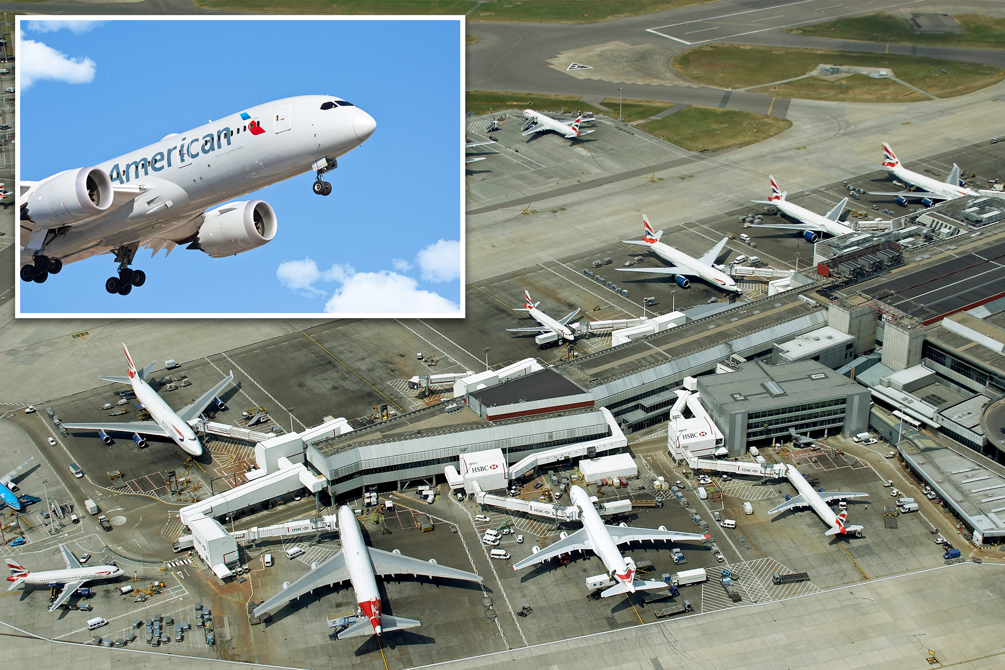 American Airlines flight struck by lightning over UK, forced to return ...