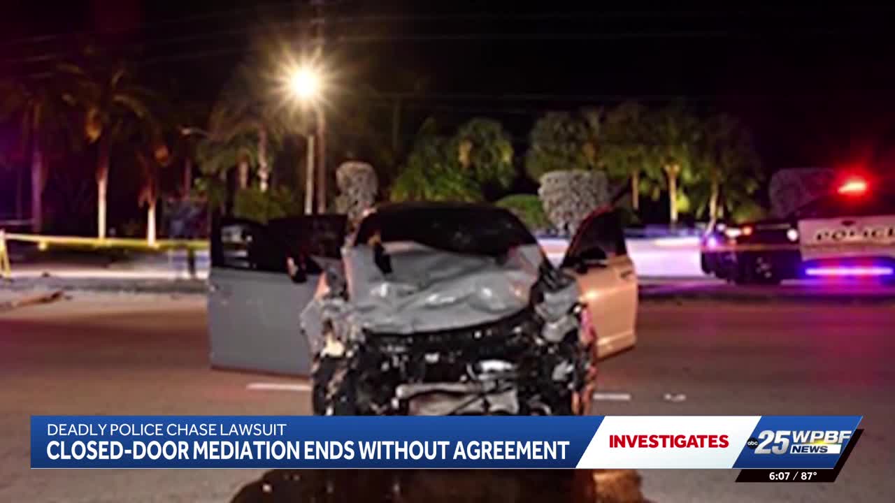 Exclusive: Settlement talks fail in deadly WPB police chase lawsuit