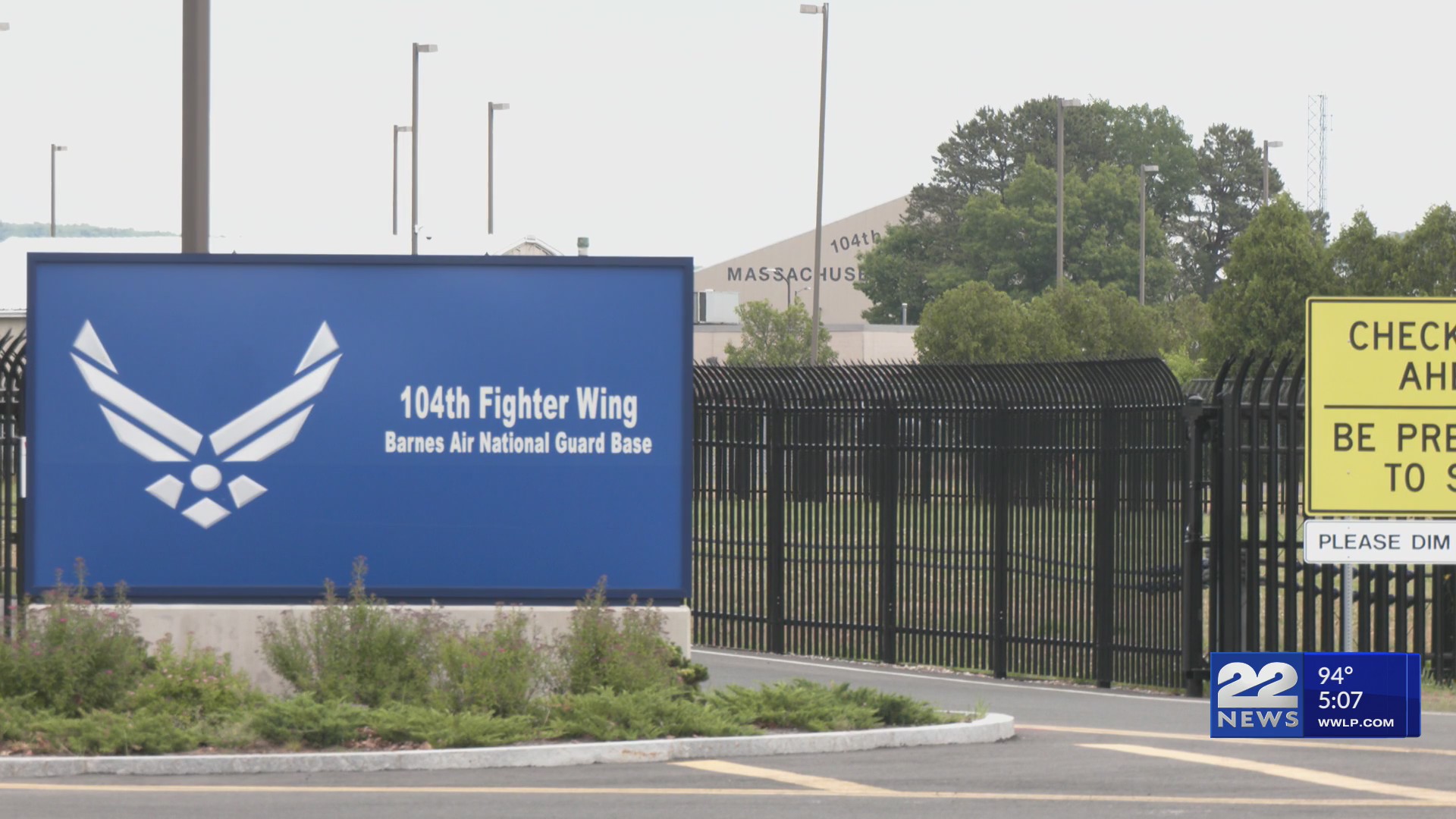 F-35 fighter jets arrive at Barnes Air National Guard Base in Westfield