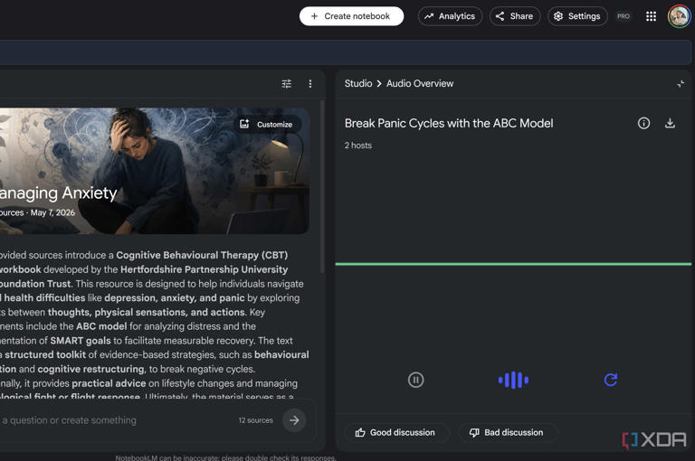 NotebookLM turned my most dreaded study topic into a podcast I actually ...