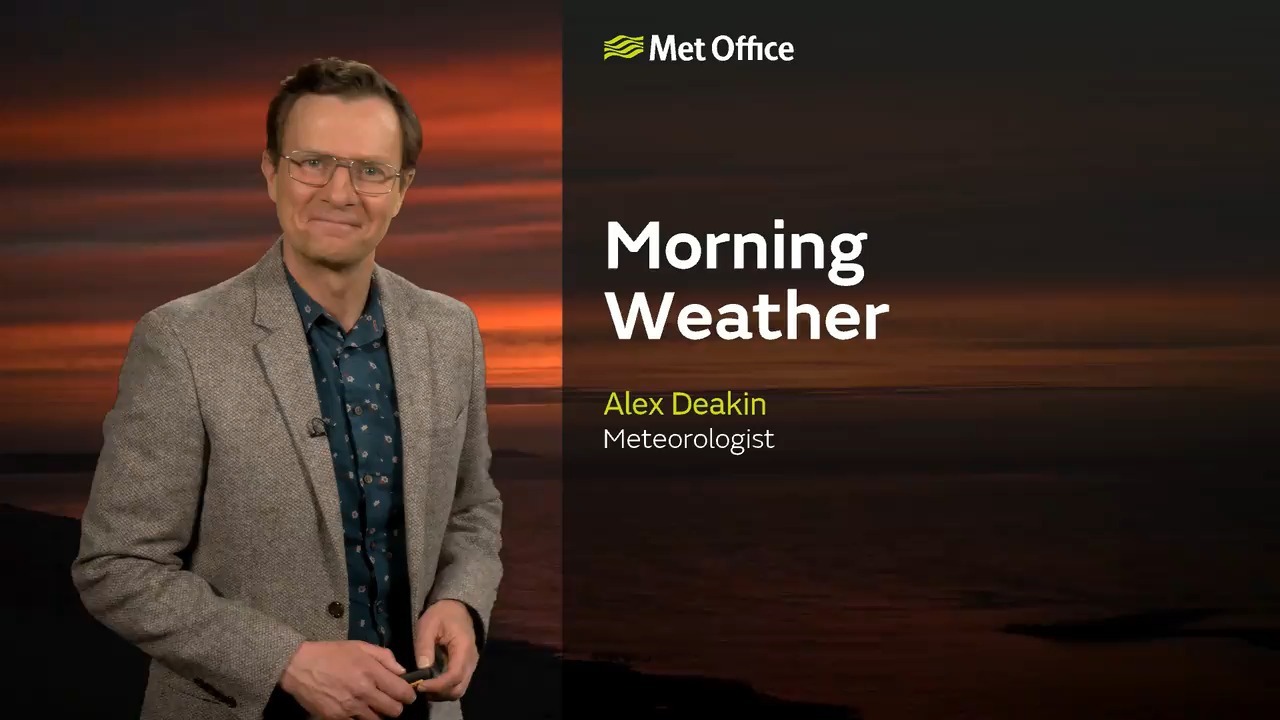 Met Office Friday morning weather forecast 01/05/2026