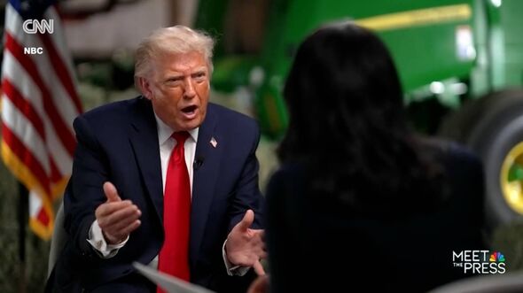 Trump dropped blunt message at NBC anchor after storming out of interview